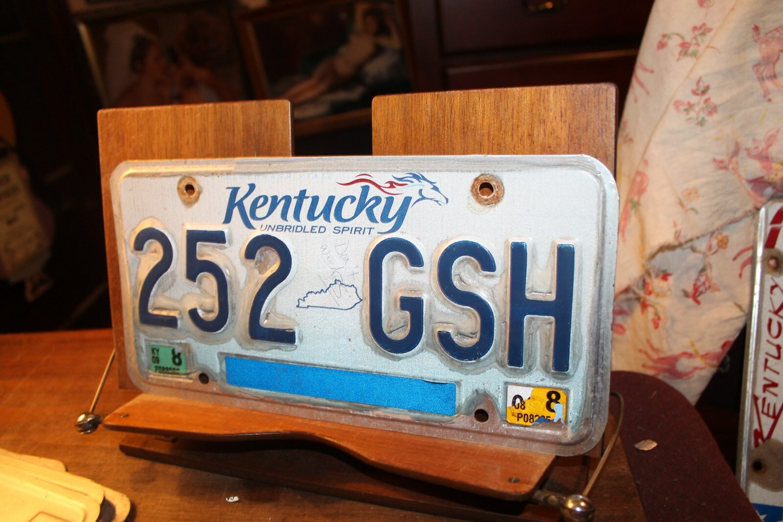 Kentucky License Plate 2009 Fayette County VERY ROUGH 252 GSH | eBay