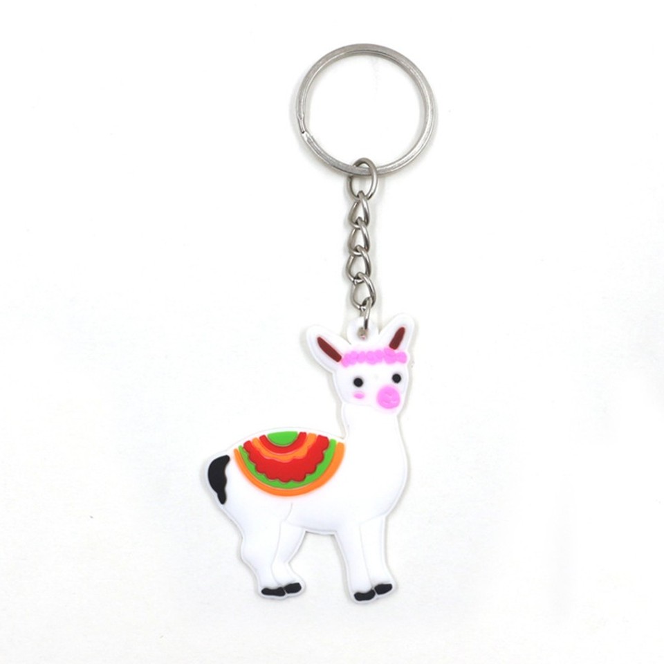 36 pcs Alpaca Hanging Key Ring Ornament Cartoon Keychain Pendant ...