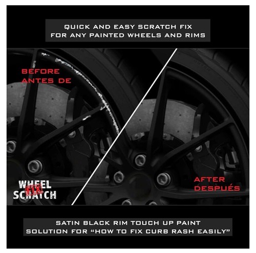 Wheel Scratch Fix - Repair Kit - Satin Black - Same/Next Day Shipping ...