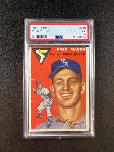 1954 Topps #218 Fred Marsh PSA 5 | eBay