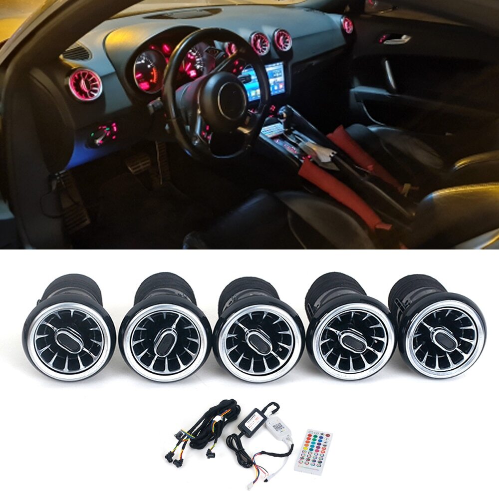 2007-2014 Audi TT LED Front AC Air Condition Vent Outlet Turbo Trim ...