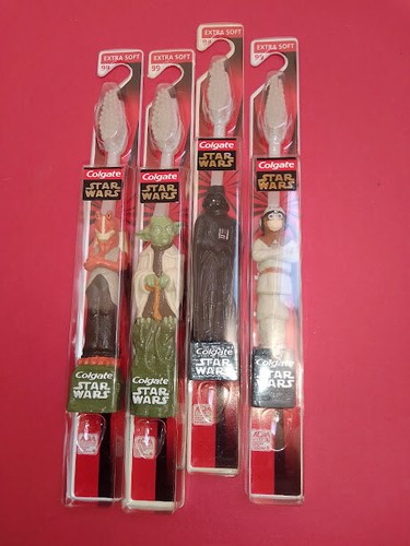 STAR WARS - BROSSE A DENT - LOT DE 4 - COLGATE - EPISODE 1 - NEUVES ...
