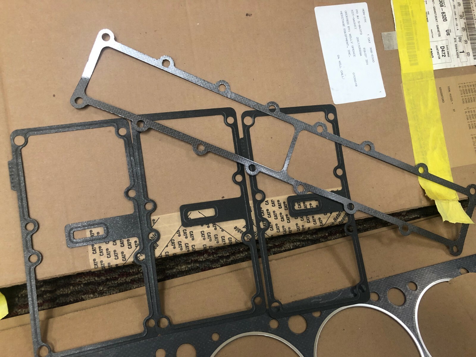 Genuine Caterpillar CAT 308-6320 GASKET KIT Full Kit 97 Pieces, see ...