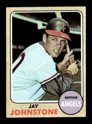 1968 Topps #389 Jay Johnstone California Angels VG-EX Baseball Card ...