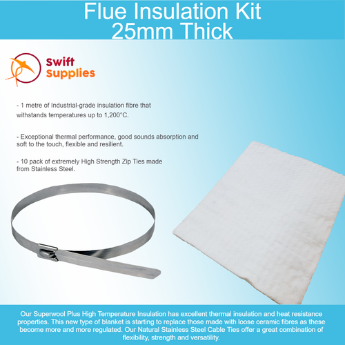 Flue Insulation Kit (25mm Thick) | eBay