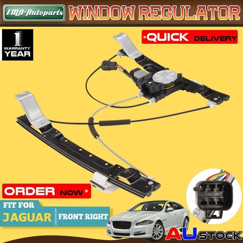 Front Right RH Electric Window Regulator w/ Motor for Jaguar XJ XJR ...