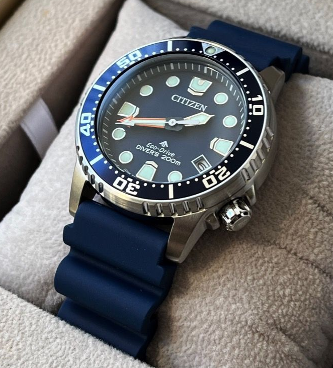 Citizen Promaster Diver Women's Watch Eco-Drive Blue Dial EO2021-05L | eBay