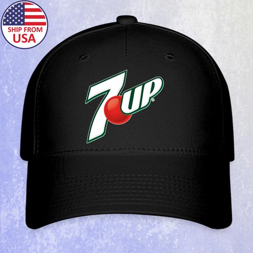 7 UP Black Hat Baseball Cap Size S/M-L/XL | eBay