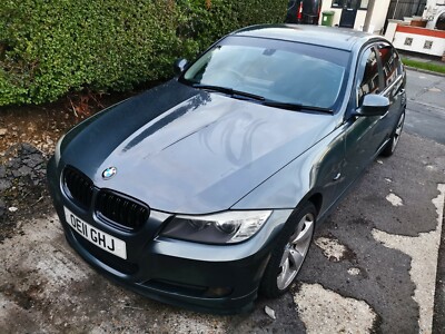 BMW E90 E91 SALOON TOURING Matte black Pre cut Sunstrip *NO TRIMMING ...