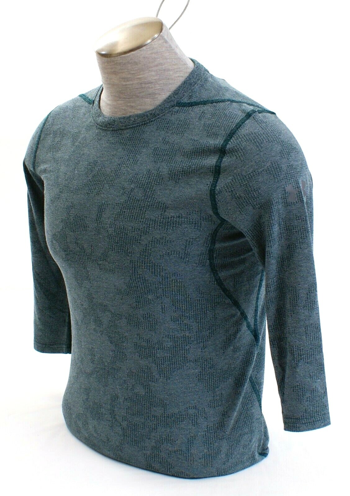 Under Armour Arden Green UA Threadborne 3/4 Sleeve Utility Shirt Men's ...