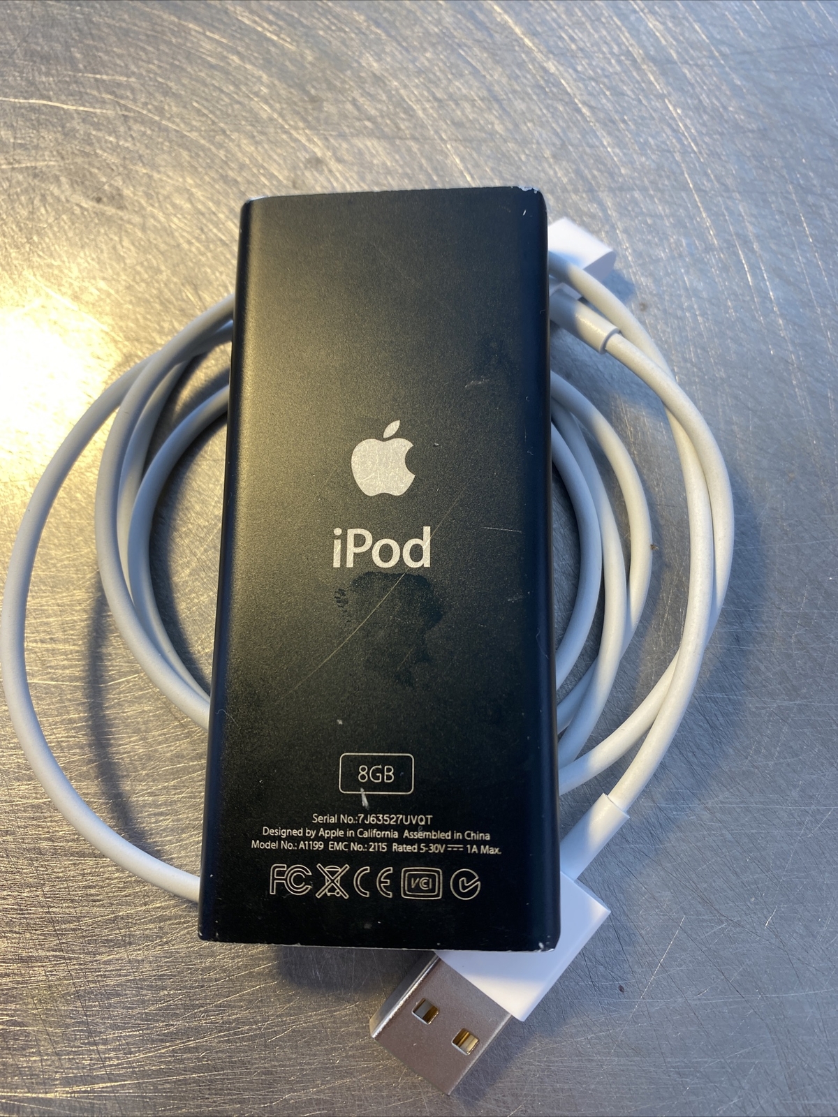 Apple iPod Nano 2nd Generation 8GB A1199 Black New Battery Installed