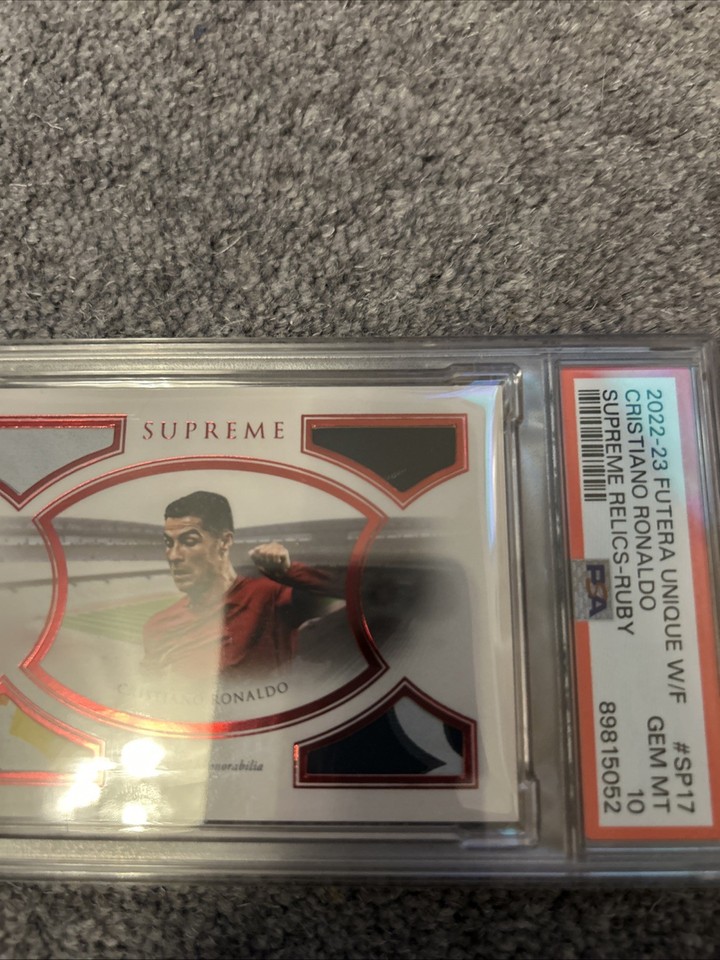 Cristiano Ronaldo Futera Relic Psa 10 Pop 1, 4/4 | eBay
