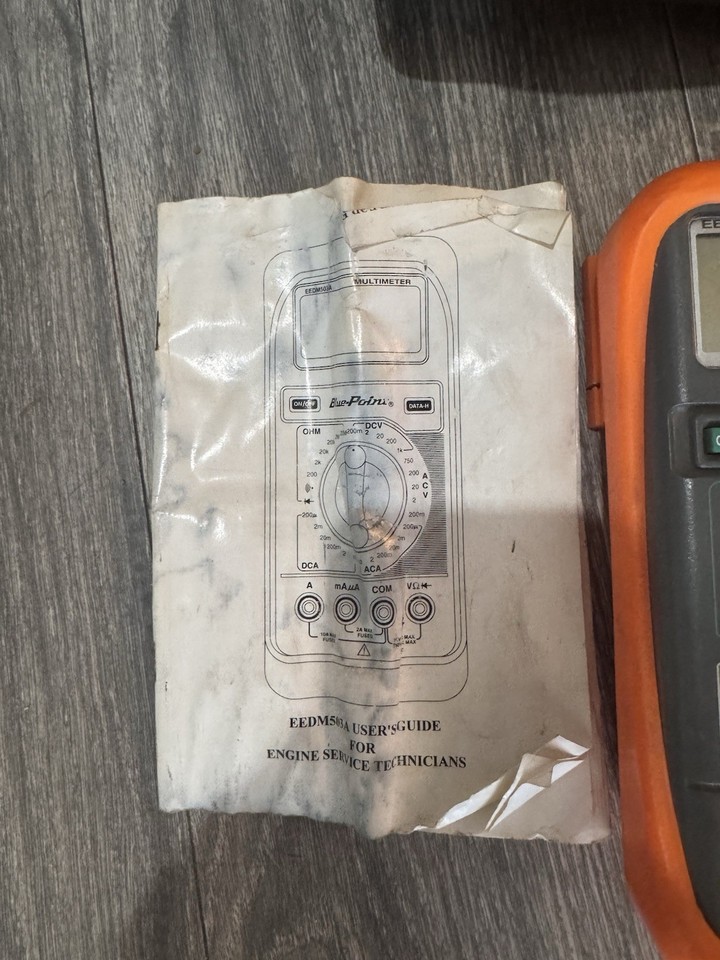 Snap-On EEDM503A Automotive Digital Multimeter Blue Point | eBay