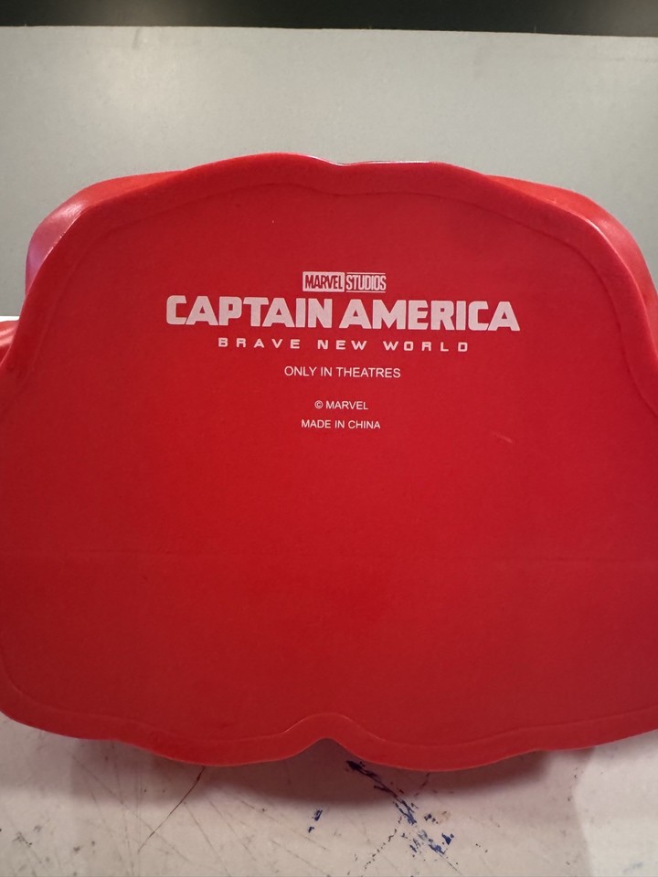 Captain America Brave New World Red Hulk Popcorn Bucket Regal NEVER ...