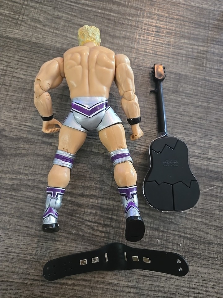 Jeff Jarrett TNA Impact 2005 Marvel Toys Action Figure w/ Guitar & Belt ...