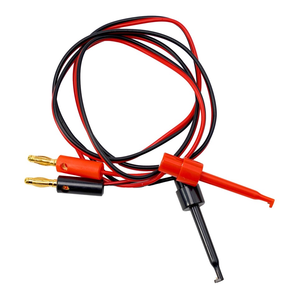 1M Wire For Multimeter Test Leads with Hook Clamp Adapter Easy Install ...