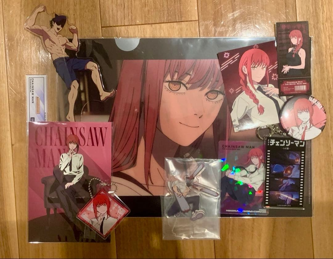 Chainsaw Man Makima Clear File Postcard Sticker Can Badge Acrylic Stand ...