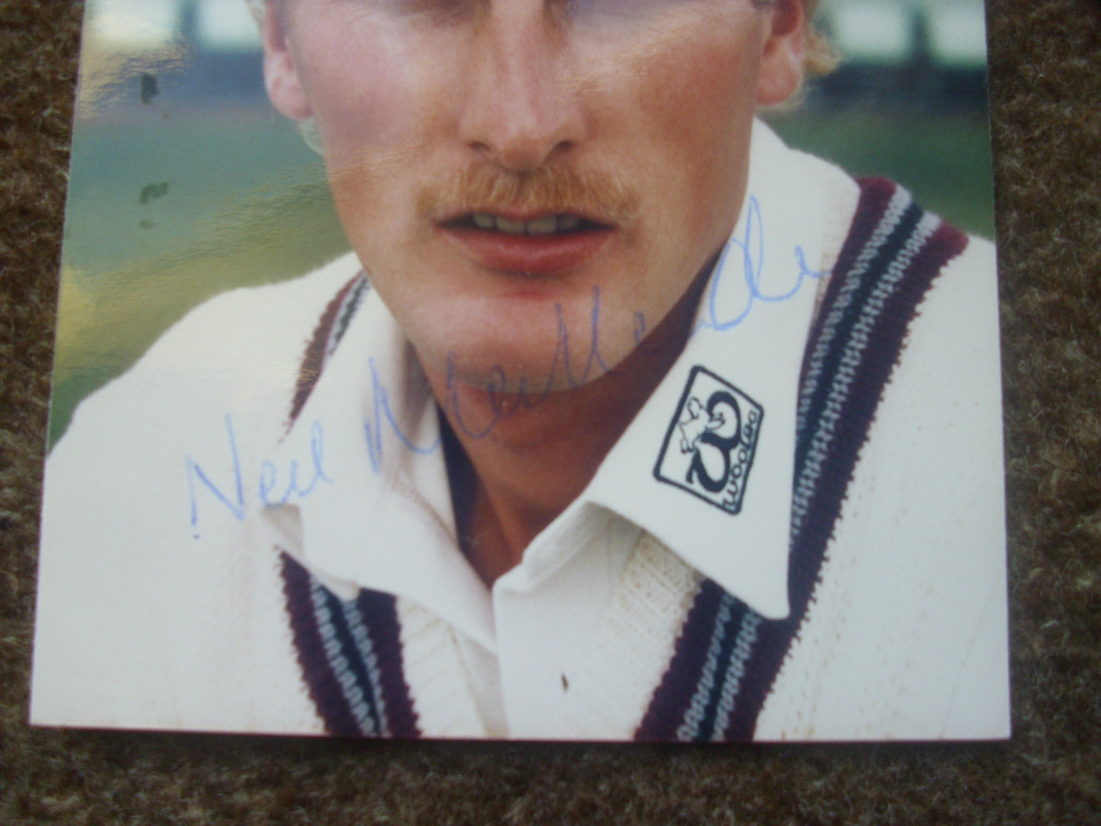 Neil MALLENDER Somerset & England Cricket / Cricketer ORIGINAL Hand ...