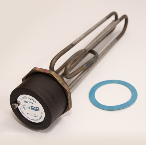 Tesla TIH646 14″ Double Incoloy Immersion Heater 2.1/4″ Boss 3kW 11 ...