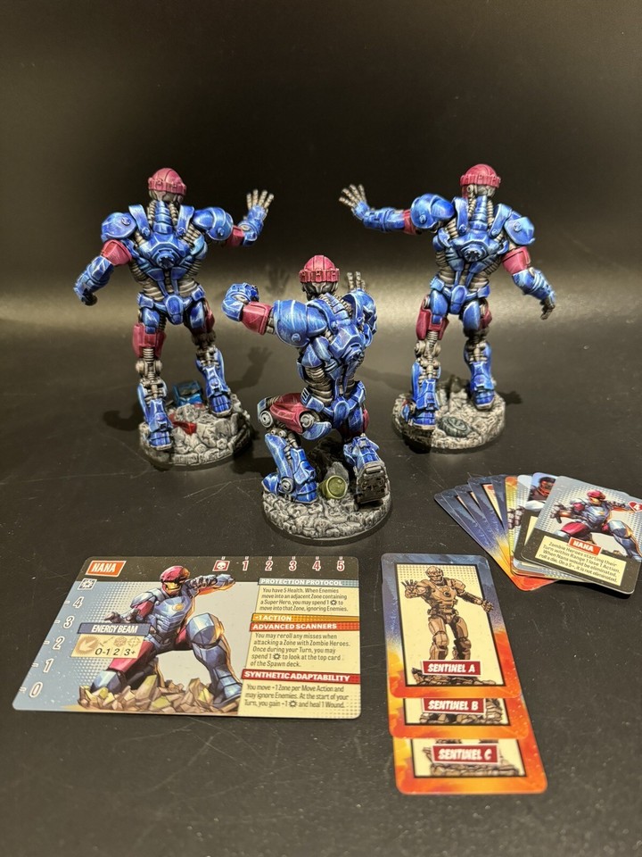Marvel Zombies Sentinel Strike CMON Kickstarter Exclusive Zombicide ...