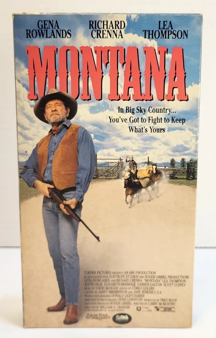 Montana (VHS) Rare 1992 made for TV western stars Gena Rowlands, Lea ...