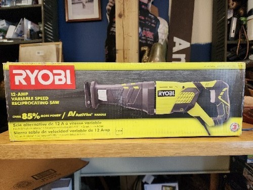 OPEN BOX Ryobi RJ1861V Corded 12-amp Reciprocating Saw New In Box ...