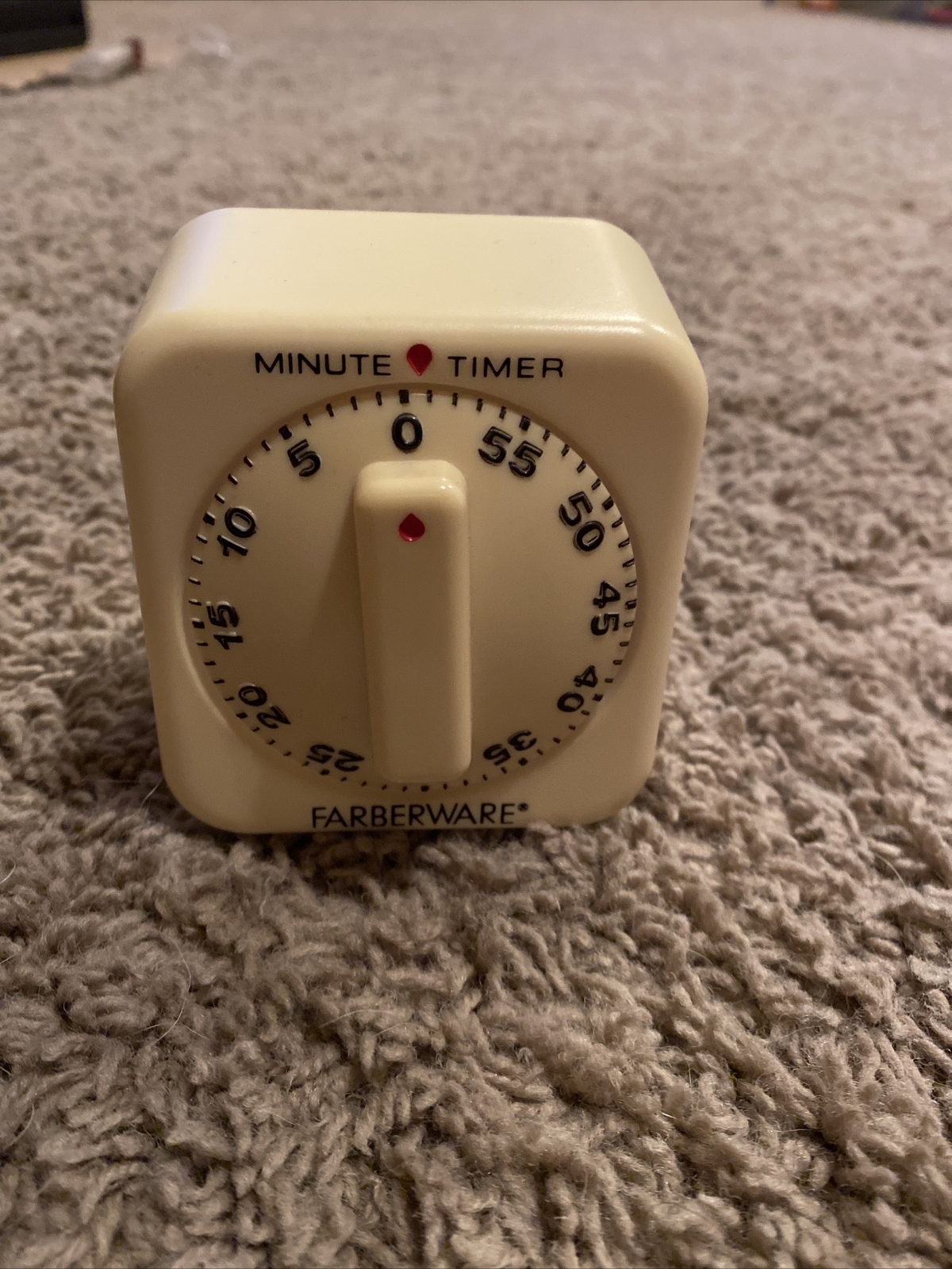 Farberware+Mechanical+Timer+Kitchen+Tool+White+TM-13+WORKS+GREAT+B for ...