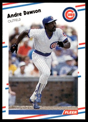 1988 Fleer Baseball Card Andre Dawson Chicago Cubs #415 | eBay