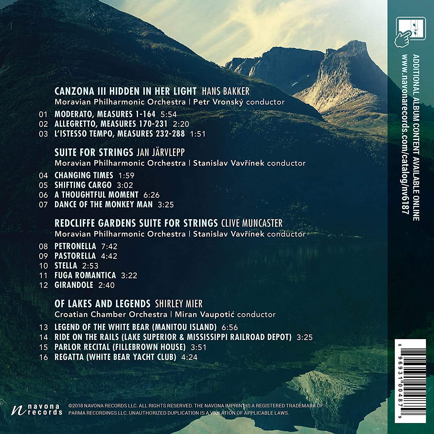 Moravian Philharmonic Orchestra Legends & Light (CD) (US IMPORT ...