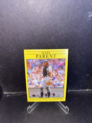 1991 Fleer San Diego Padres Baseball Card #538 Mark Parent | eBay