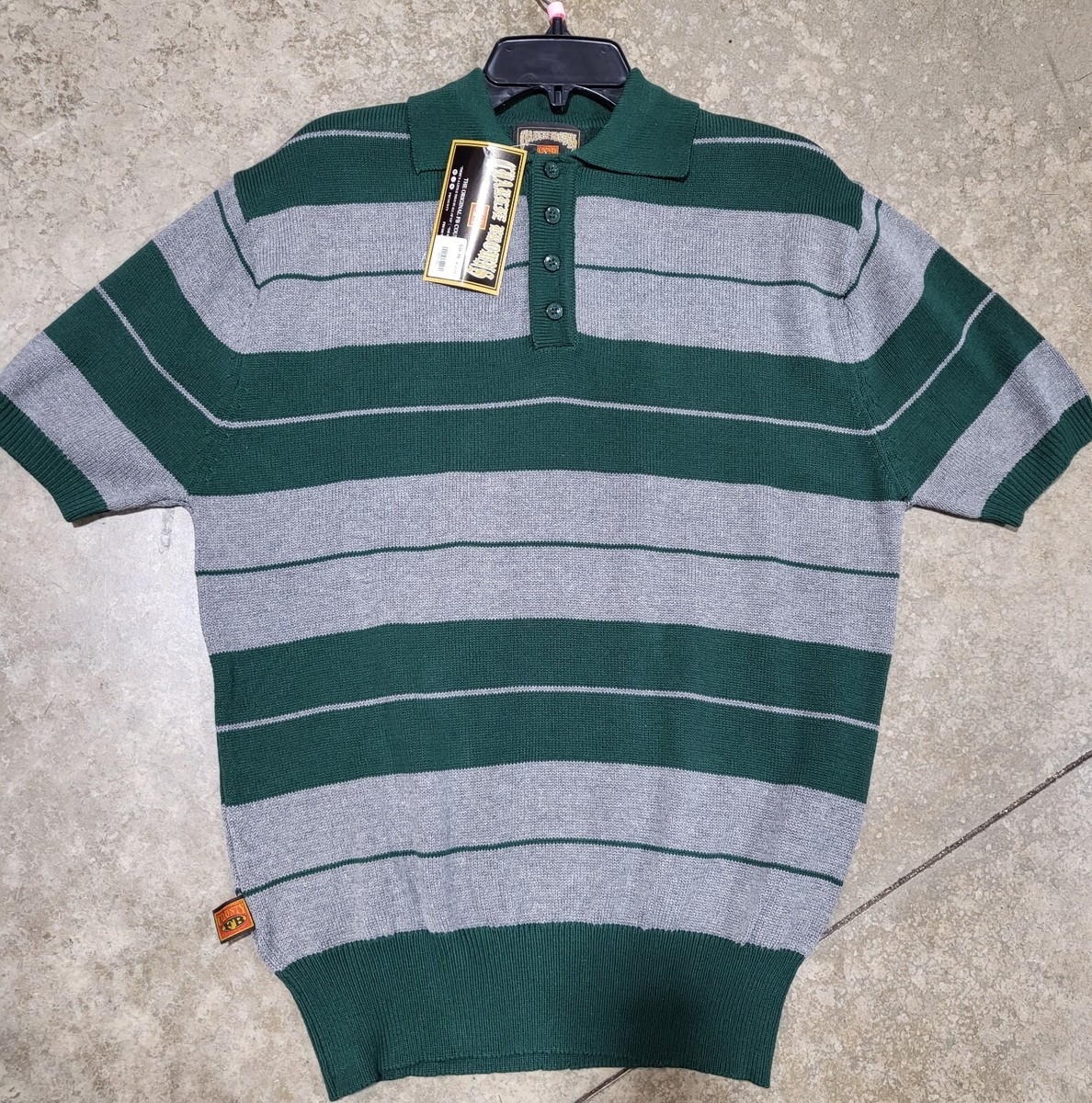 Fb Charlie Brown FB County Kids Charlie Brown Shirt Polo Black Grey
