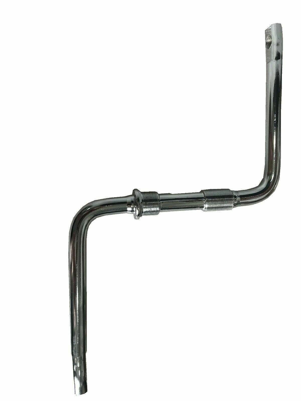 CDHPOWER Brushed Alum 2.4L Bicycle Gas Tank Frame & Wide Crank Assembly ...