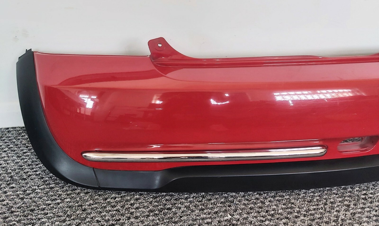 MINI BMW R50 Rear Bumper Facelift Post July 2004 - Chrome - Chilli Red ...