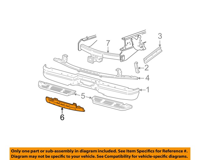 Ford OEM F-150 Rear Bumper-step Pad Protector Scratch Guard Cover ...