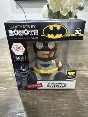 Handmade By Robots Battle Damage Batman DC VINYL FIGURE #180 LIMITED ...