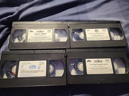 Sesame Street VHS Lot. Includes 4 Tapes. Fully Operational And Rewinded ...