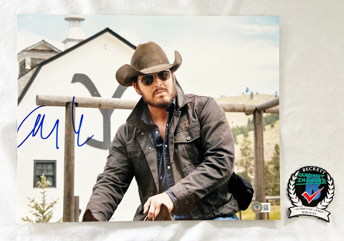 Cole Hauser Signed 11x14 Photo Yellowstone Beckett BAS 2 COA | eBay