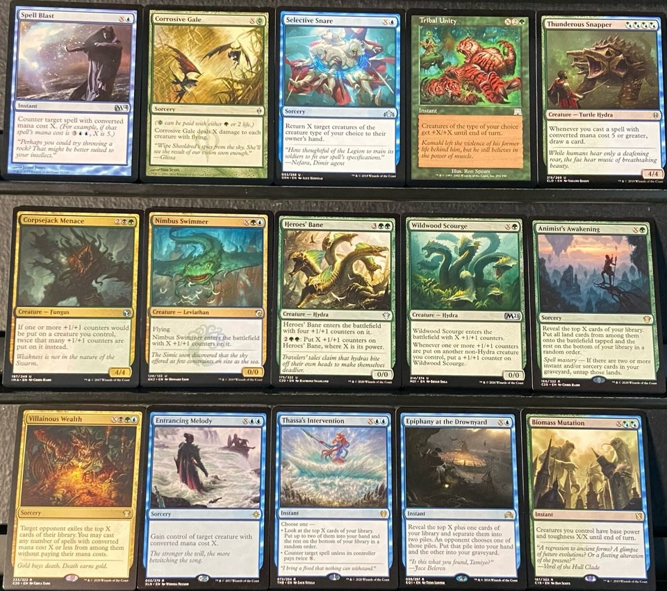 ***Custom Commander Deck*** Zaxara - Hydra Tribal - X Spells - EDH ...
