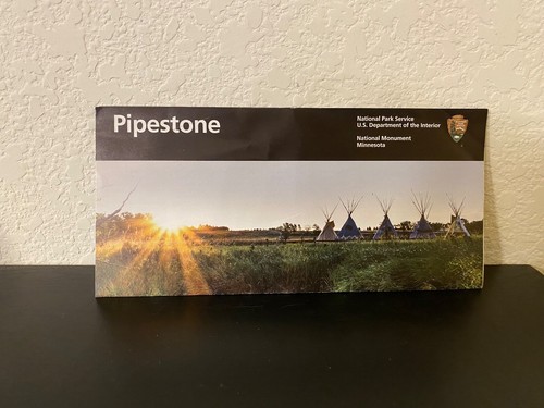 National Park Unigrid Map Pipestone National Monument Minnesota 2021 | eBay