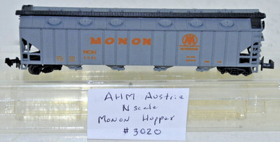 AHM Austria Monon Covered Hopper #3020, N scale, w/ case #10 | eBay