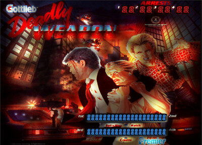 DEADLY WEAPON - NON GHOSTING Lighting Kit custom SUPER BRIGHT PINBALL ...