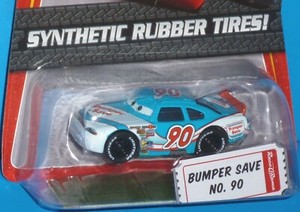 Disney Pixar The World of Cars Bumper Save #90 KMART Synthetic Rubber ...
