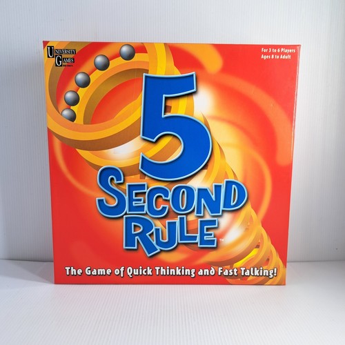 5 Second Rule Board Game Complete Family Fun S2 5018163005478 | eBay