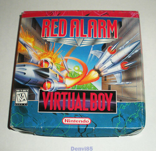 VINTAGE! 1995 Nintendo 3D Virtual Boy RED ALARM! Complete w/Box! | eBay