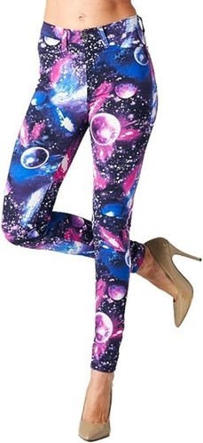 Angry Rabbit Women Galaxy Printed Premium Denim Skinny Jeans Black ...