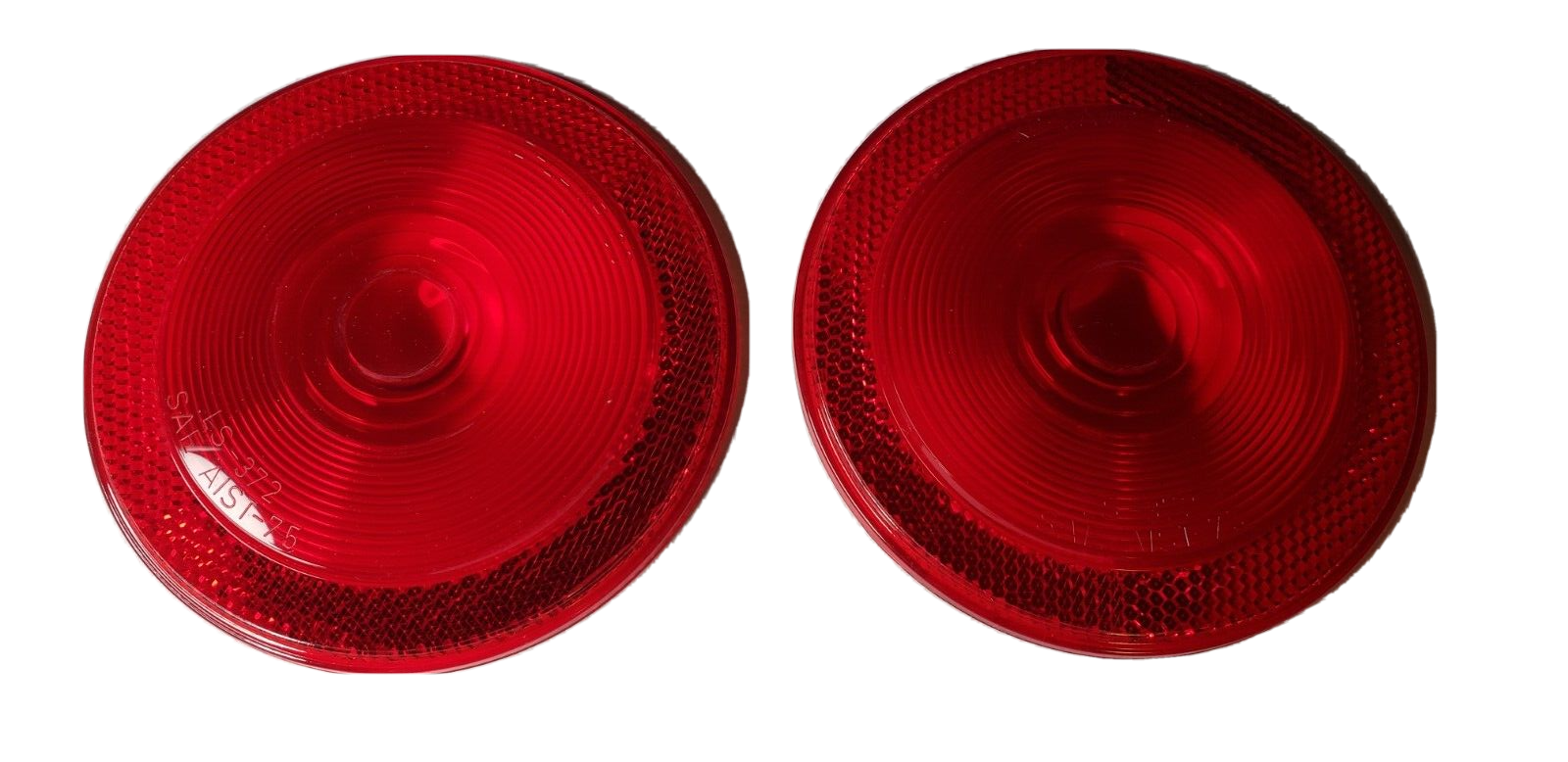 Pair KD-LAMP CO Universal Tail Light Trailer Camper Red Brake Lens ...