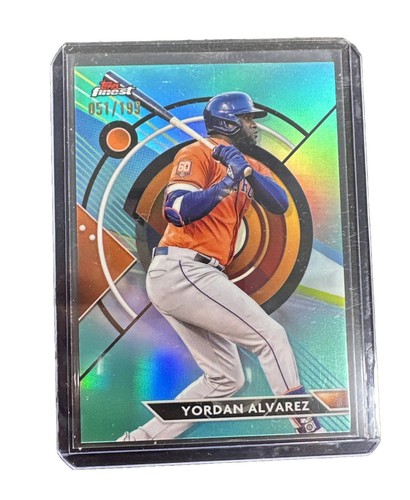 2023 Topps Finest - Aqua Refractor #61 Yordan Alvarez /199 for sale ...