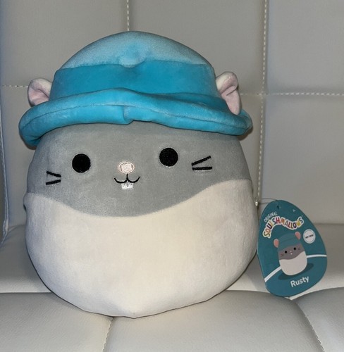 Squishmallow 8” Rusty The Mouse With Blue Hat Plush Exclusive BNWT ...