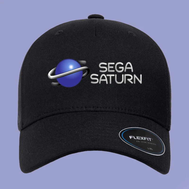 Sega Saturn Logo Black
