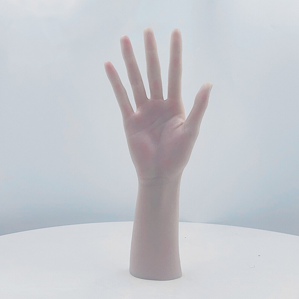 Silicone Female Right Hand Model Bendable Model Realistic Hand for ...